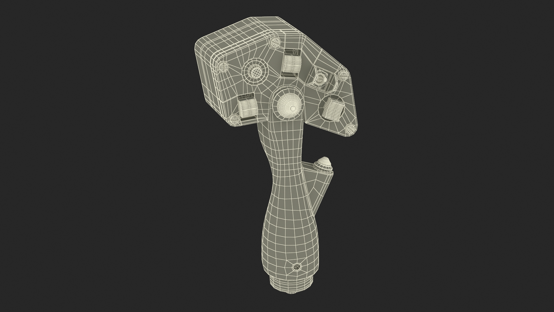 Helicopter Control Handle Model - TurboSquid 1982320