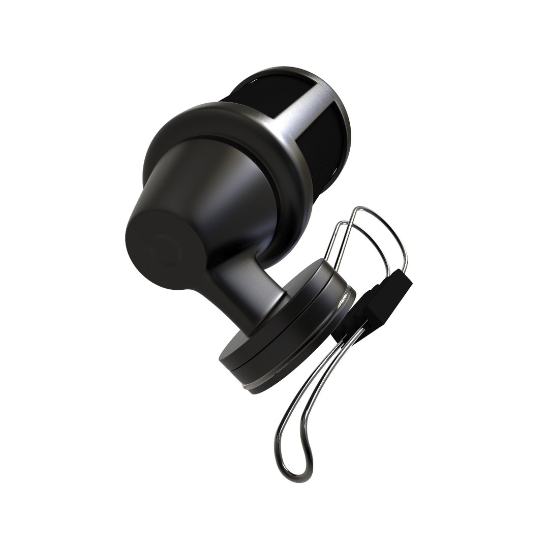 lavalier microphone 3d model