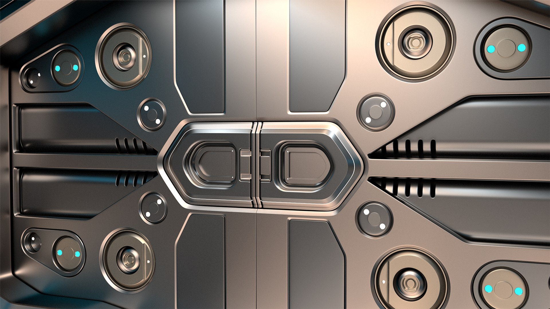 3D Model Sci-fi Modular Corridor Basic - TurboSquid 1374988