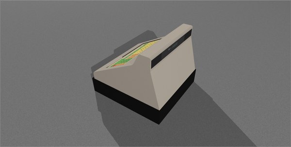 3d cash register drawer model