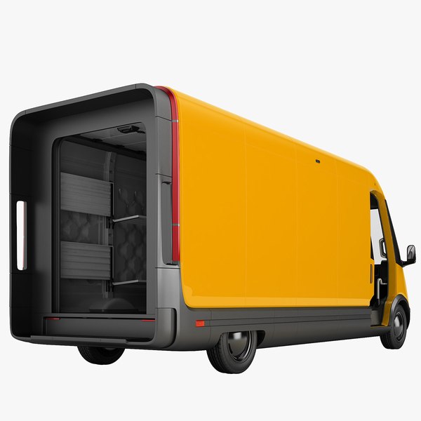 3D model Generic Electric Delivery Van 06 - TurboSquid 2000051