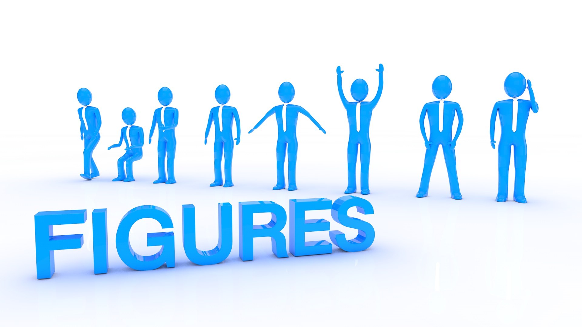 3ds Max Posed Business Figures