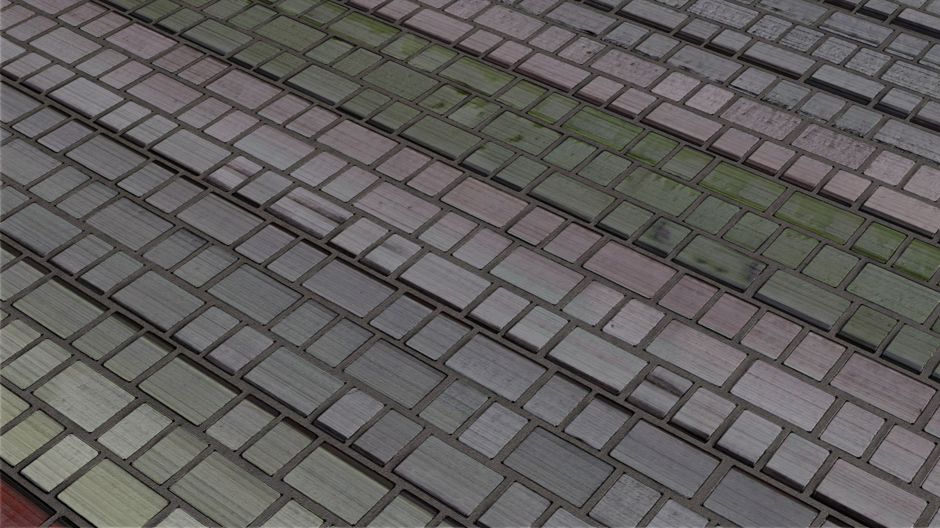 Patterned Tile Wall 3D Model - TurboSquid 1845080