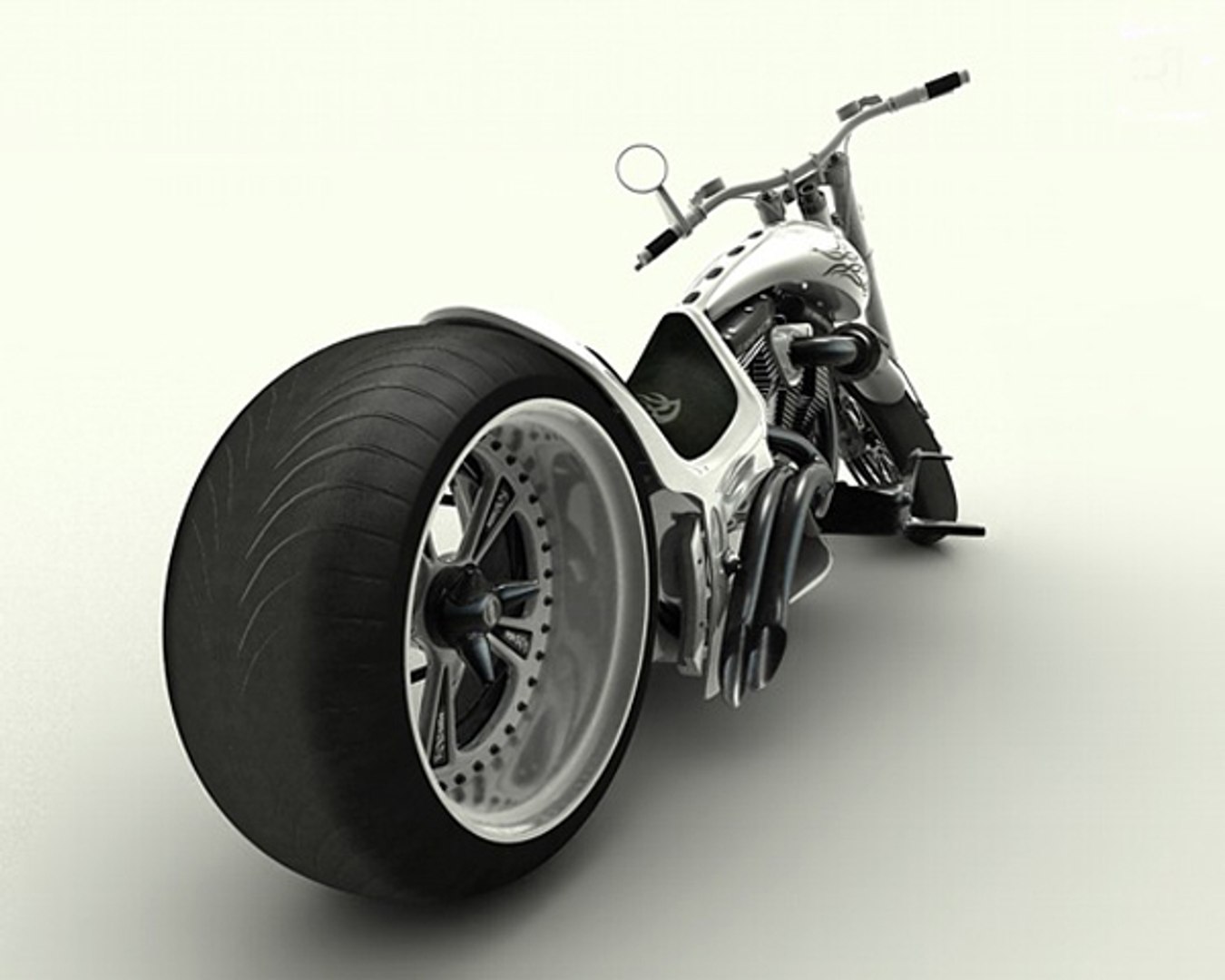 Custom Chopper C4d