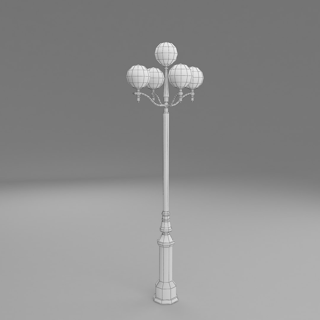 Street light 3D model - TurboSquid 1692153