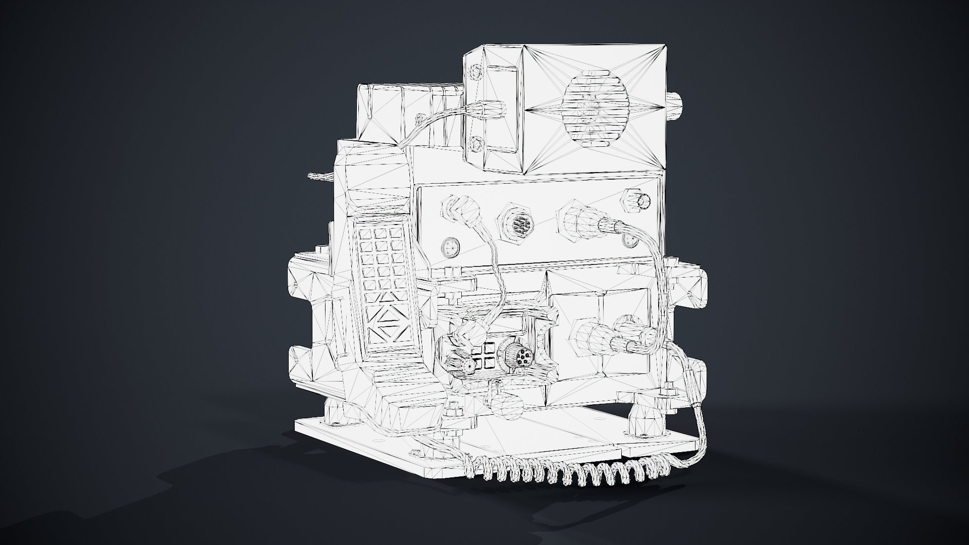 3D PRC-2082 Radiostation GameReady LODs - TurboSquid 1821898