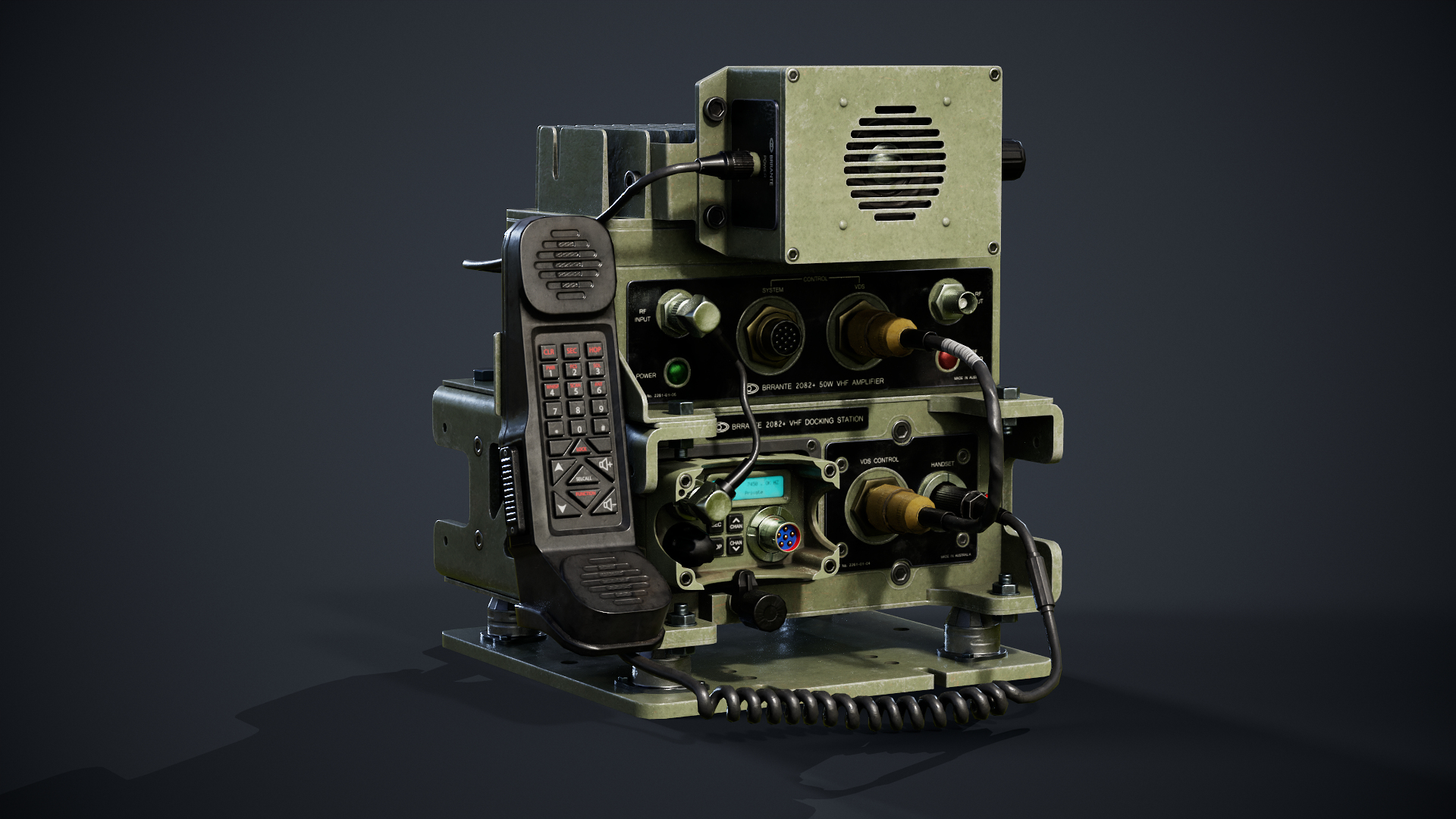 3D PRC-2082 Radiostation GameReady LODs - TurboSquid 1821898