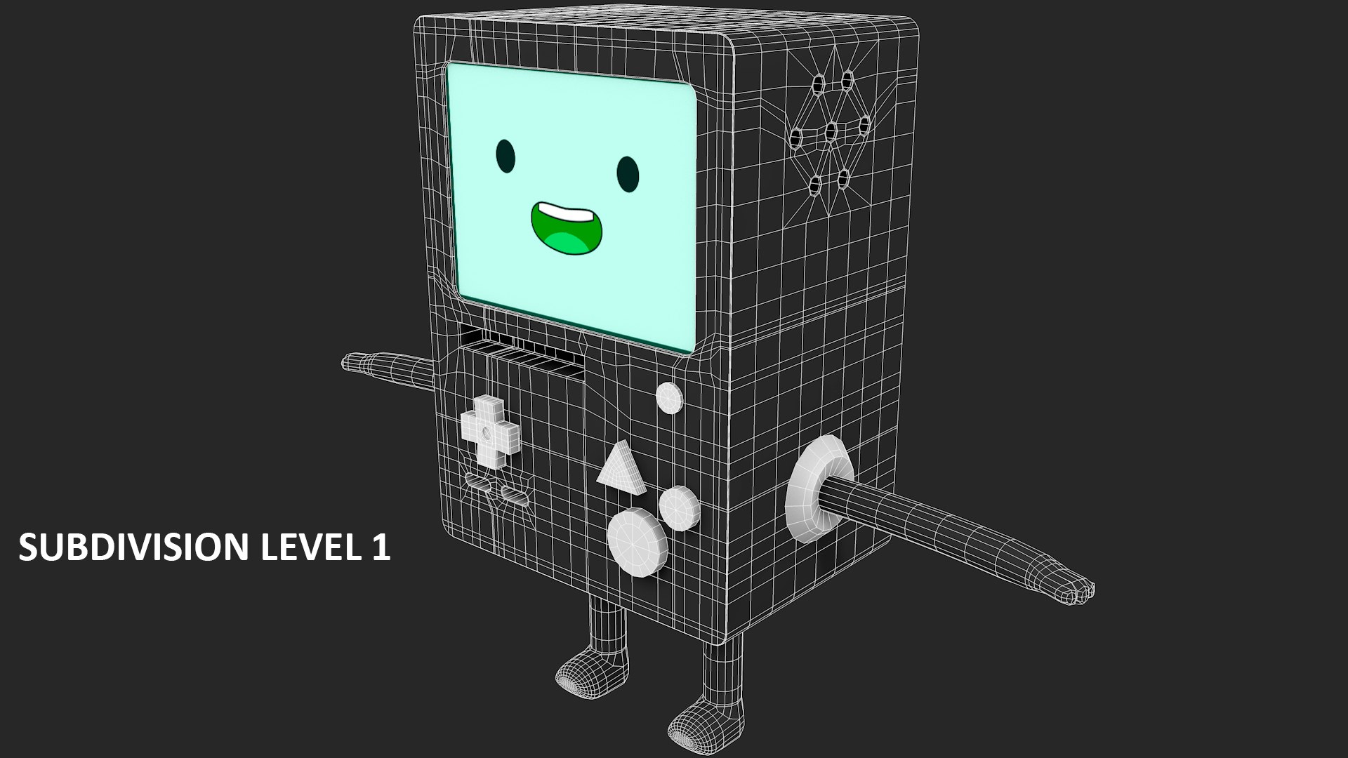 3D BMO Character From Adventure Time - TurboSquid 2078334
