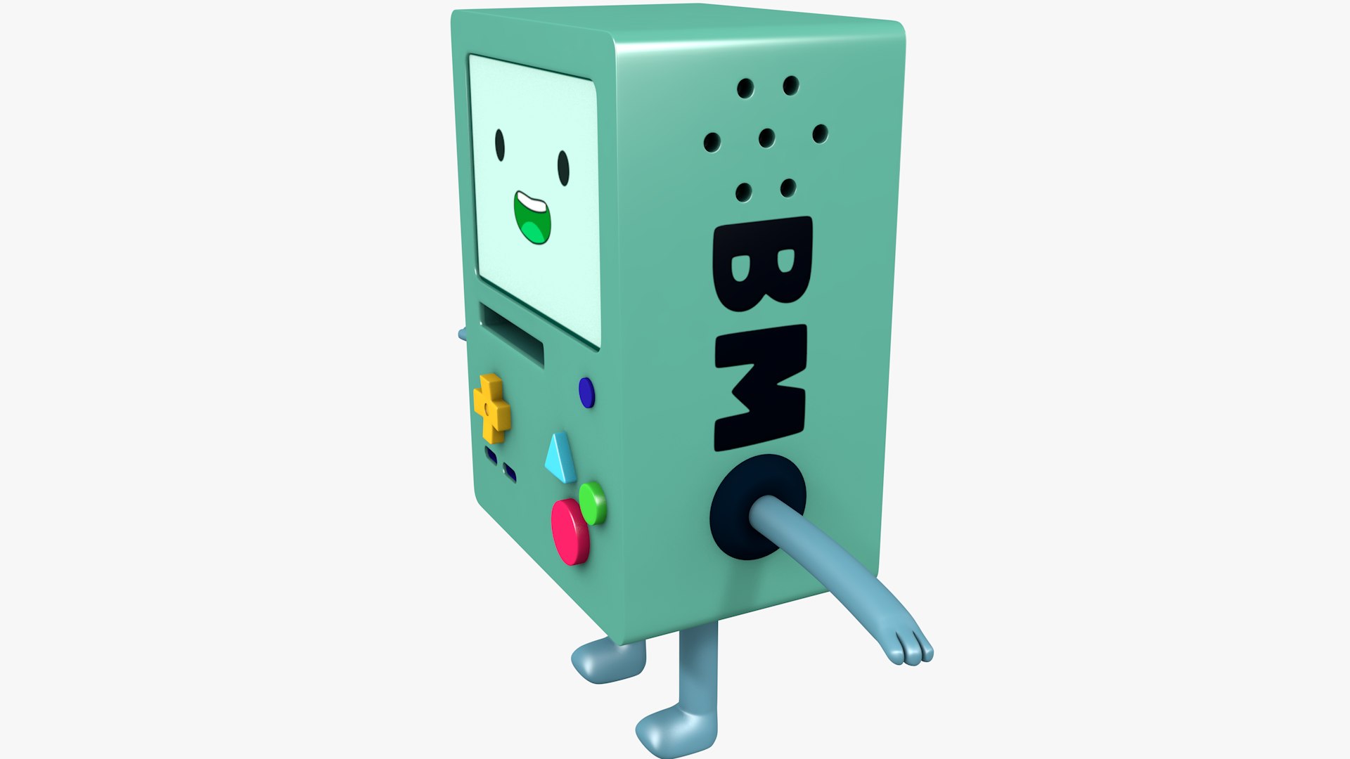 3D BMO Character From Adventure Time - TurboSquid 2078334