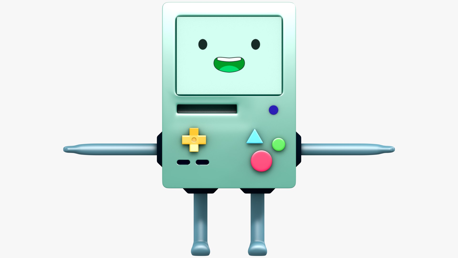 3D BMO Character From Adventure Time - TurboSquid 2078334
