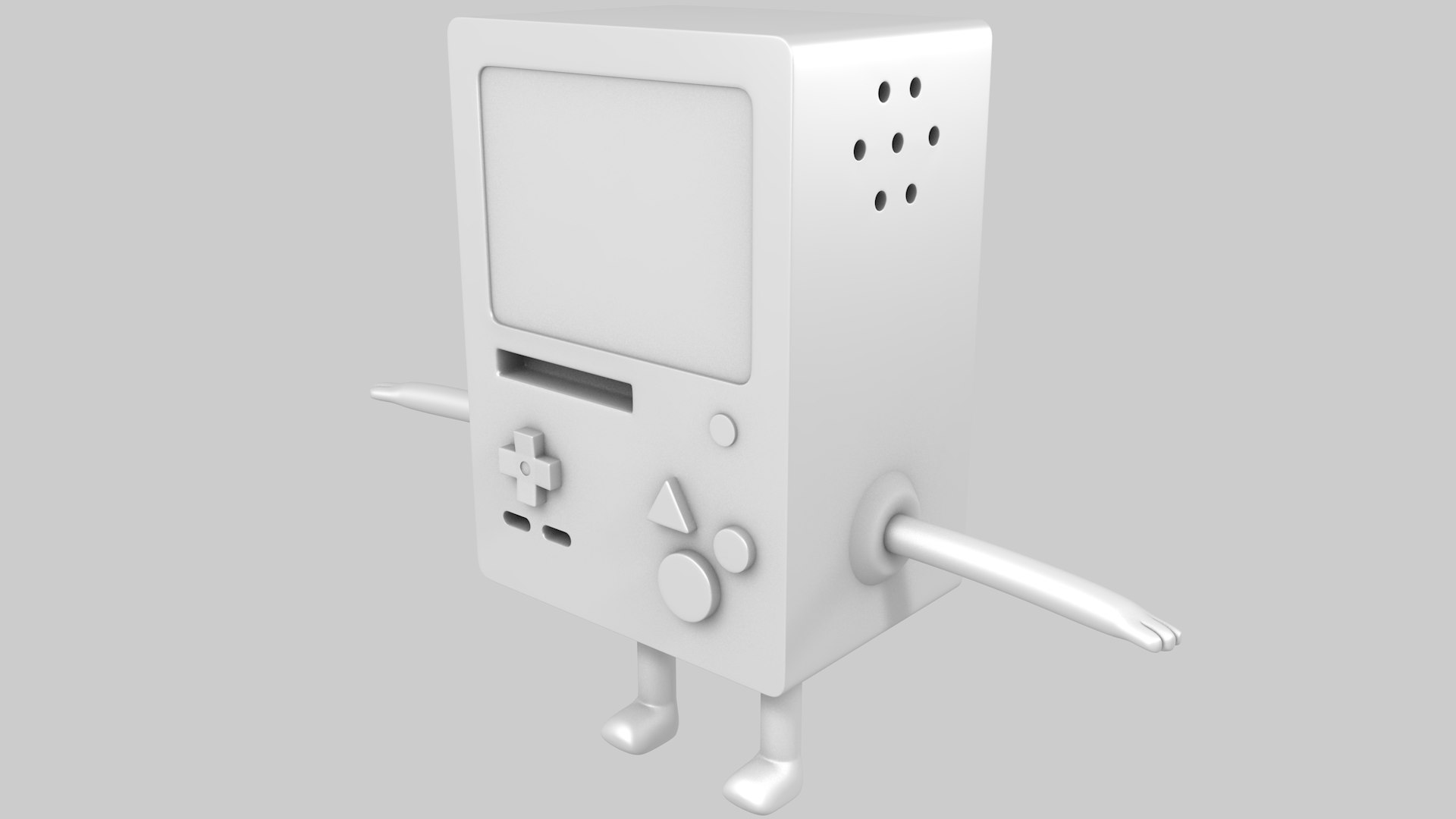 3D BMO Character From Adventure Time - TurboSquid 2078334