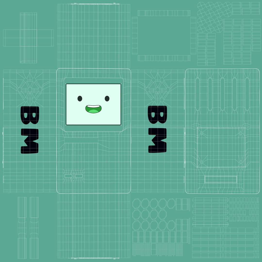 3D BMO Character From Adventure Time - TurboSquid 2078334