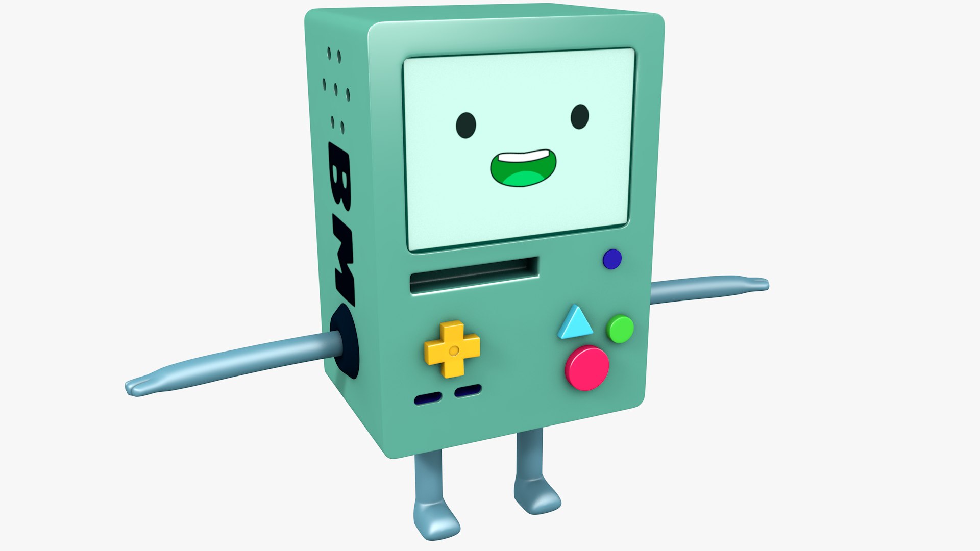 3D BMO Character From Adventure Time - TurboSquid 2078334