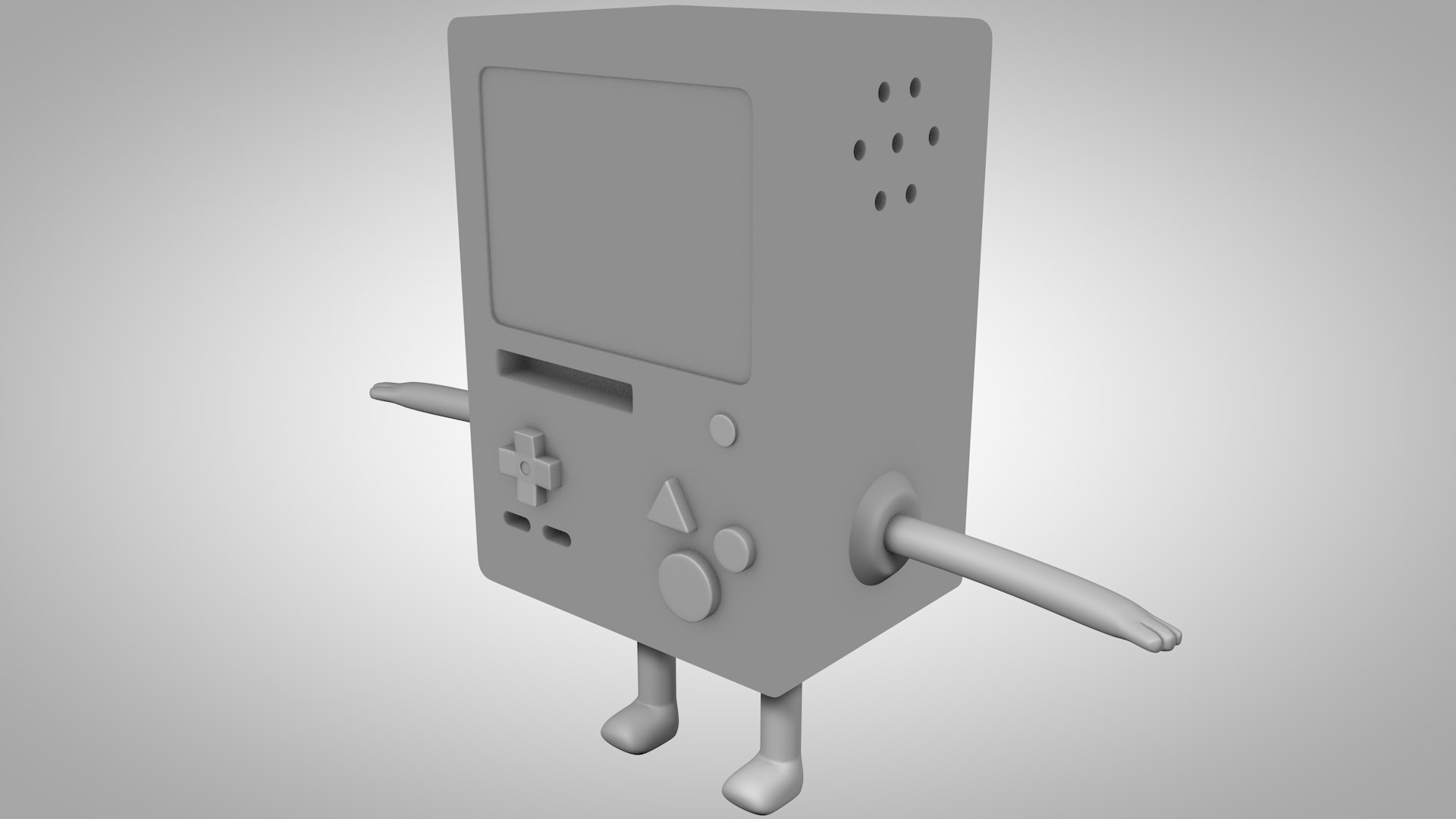 3D BMO Character From Adventure Time - TurboSquid 2078334