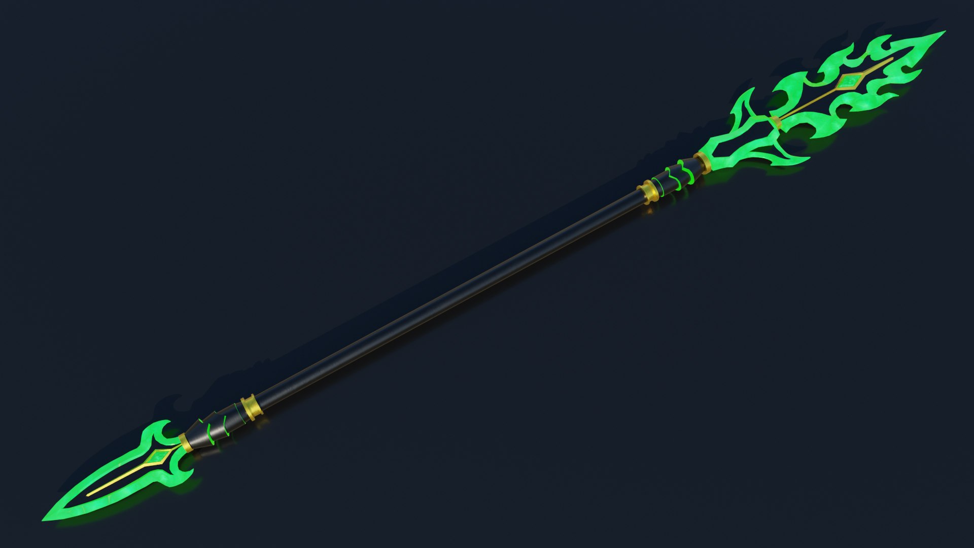 6 Fantasy Spear All PBR Unity Ue Model - TurboSquid 2099036