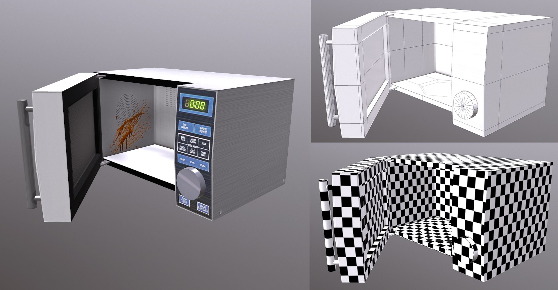 Microwave 3d Model