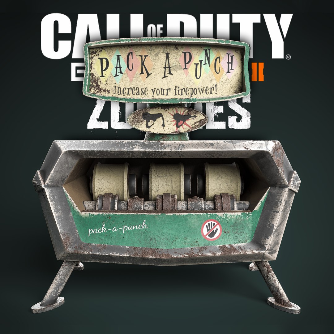3D Call Of Duty Black Ops II Pack-A-Punch Machine Model - TurboSquid ...
