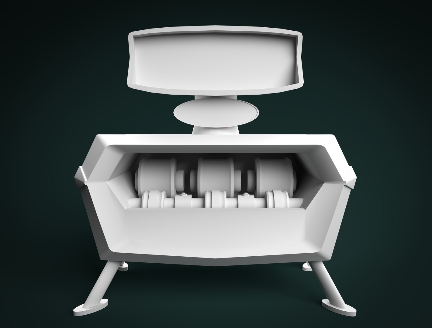 3D Call Of Duty Black Ops II Pack-A-Punch Machine Model - TurboSquid ...