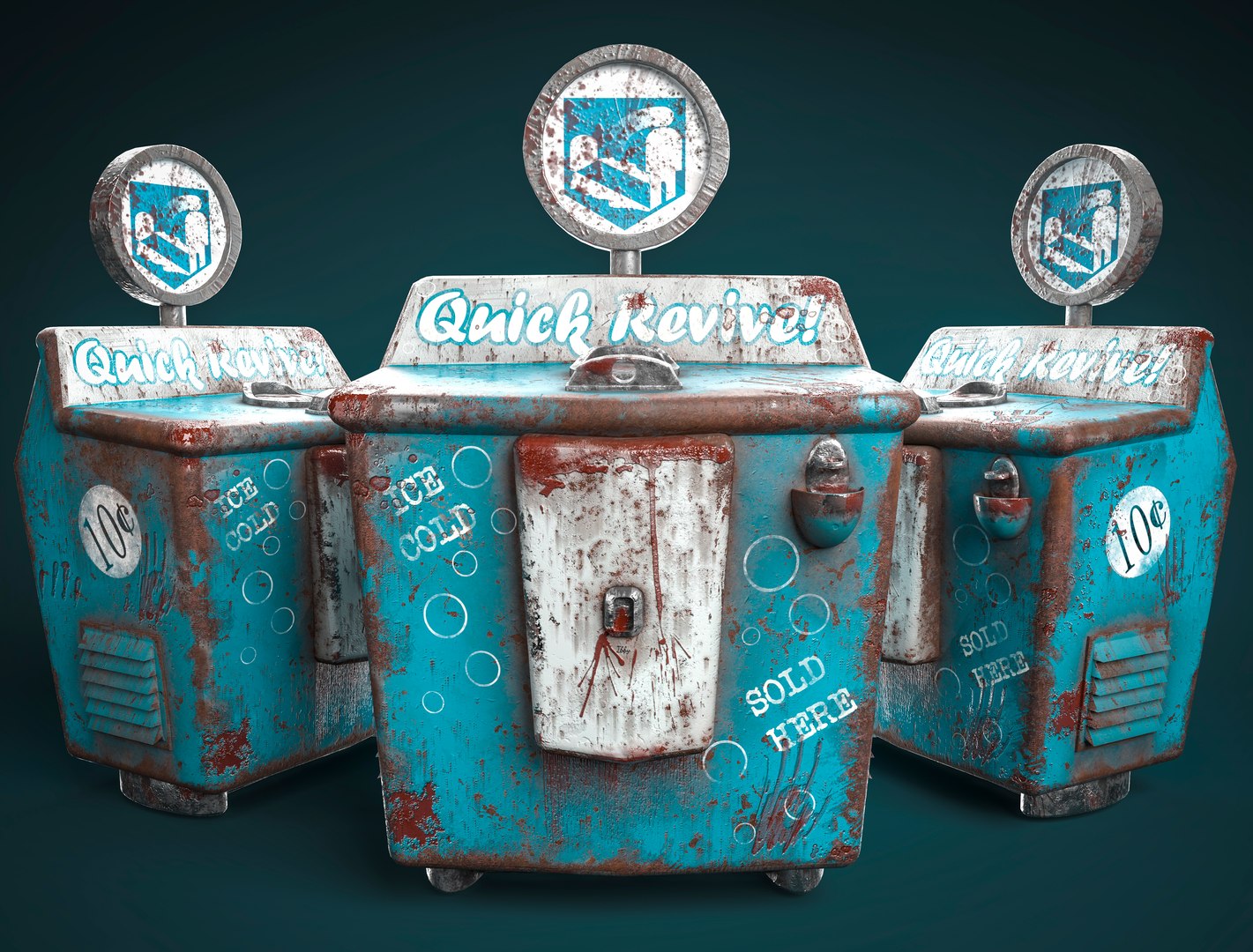 3D Call Of Duty Black Ops II Pack-A-Punch Machine Model - TurboSquid ...