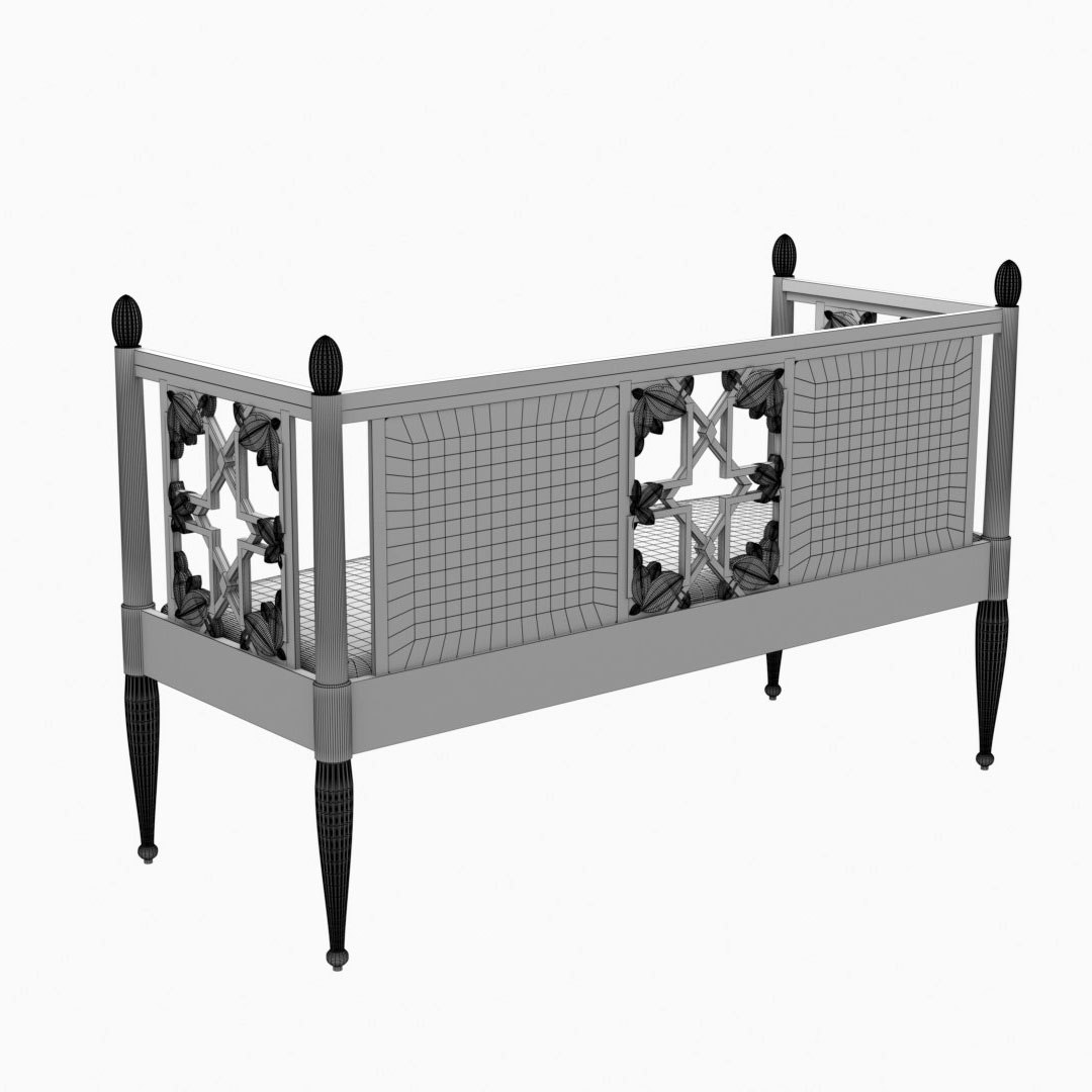 Bench Sofa Model - TurboSquid 1542385