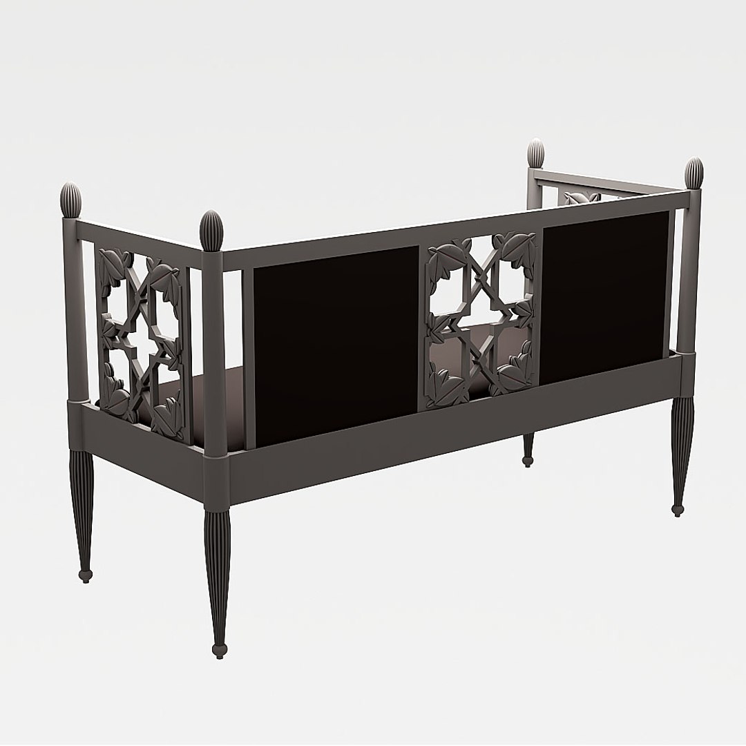 Bench Sofa Model - TurboSquid 1542385