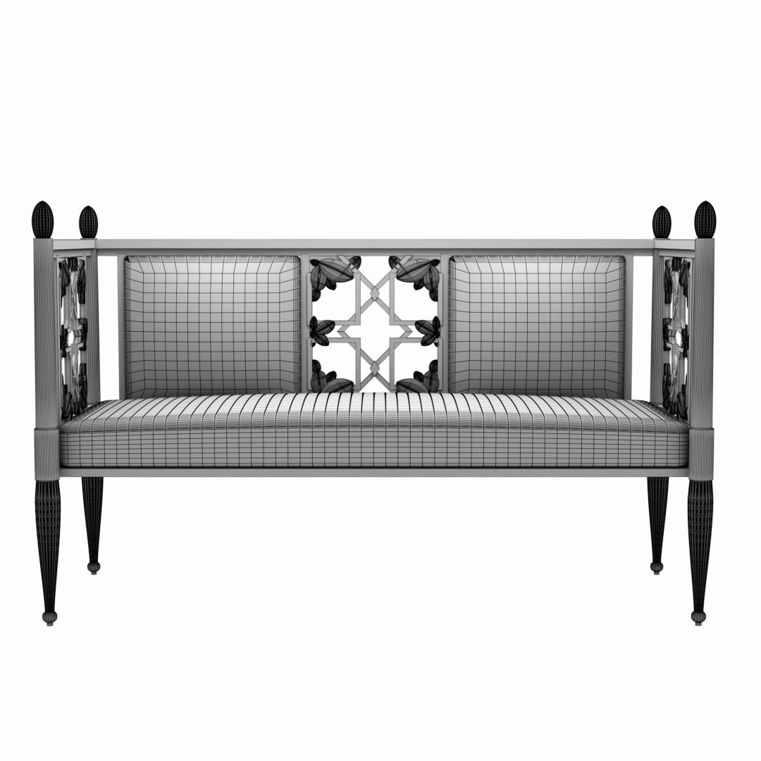 Bench Sofa Model - TurboSquid 1542385