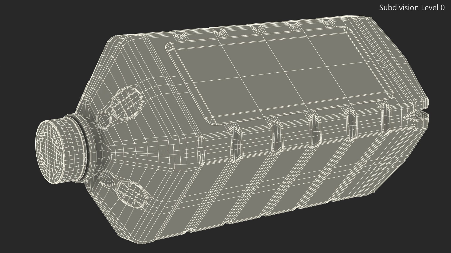 Medical Plastic Vial Isopropyl Alcohol 16 Fl Oz 3D - TurboSquid 2297533