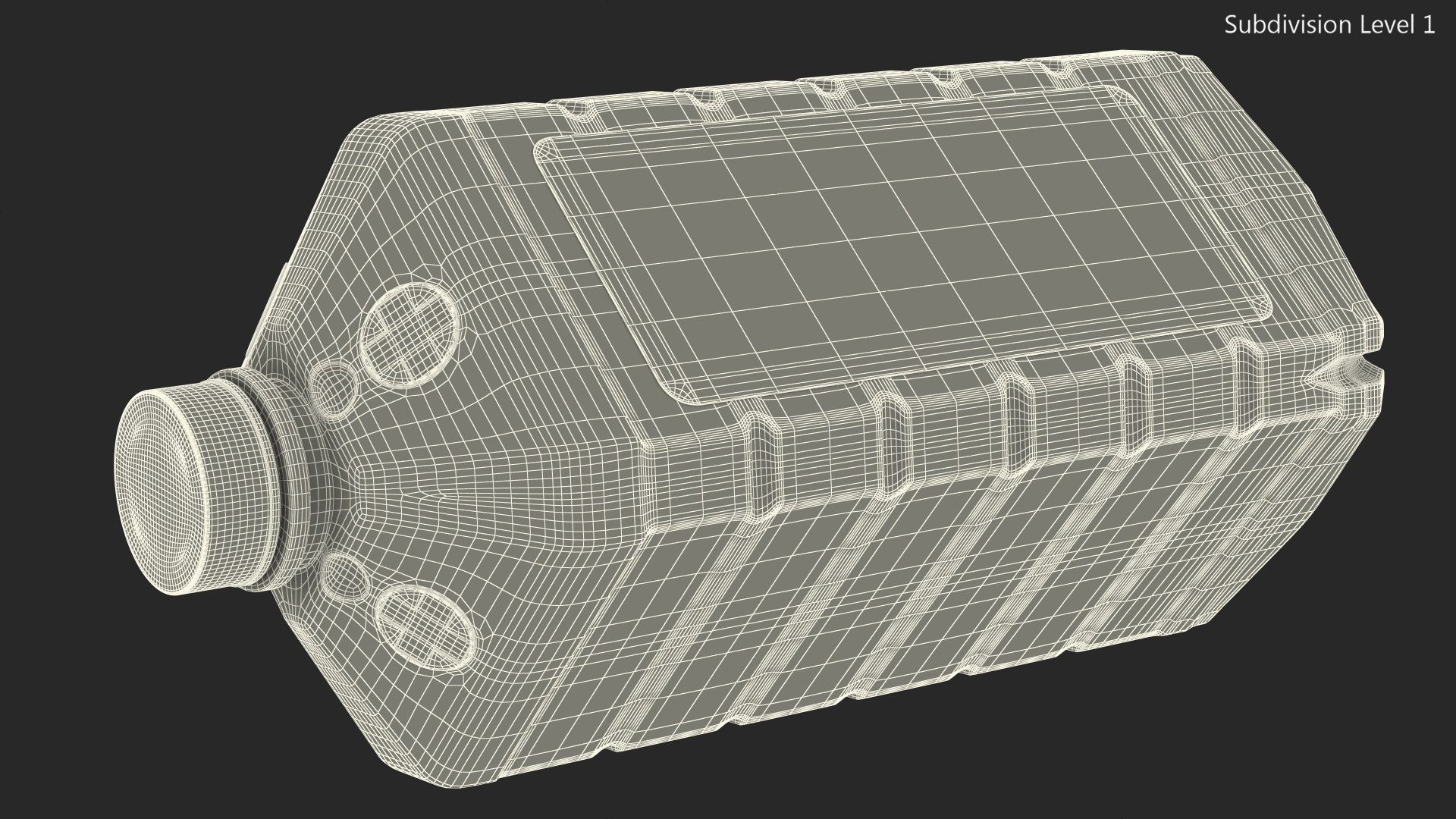 Medical Plastic Vial Isopropyl Alcohol 16 Fl Oz 3D - TurboSquid 2297533
