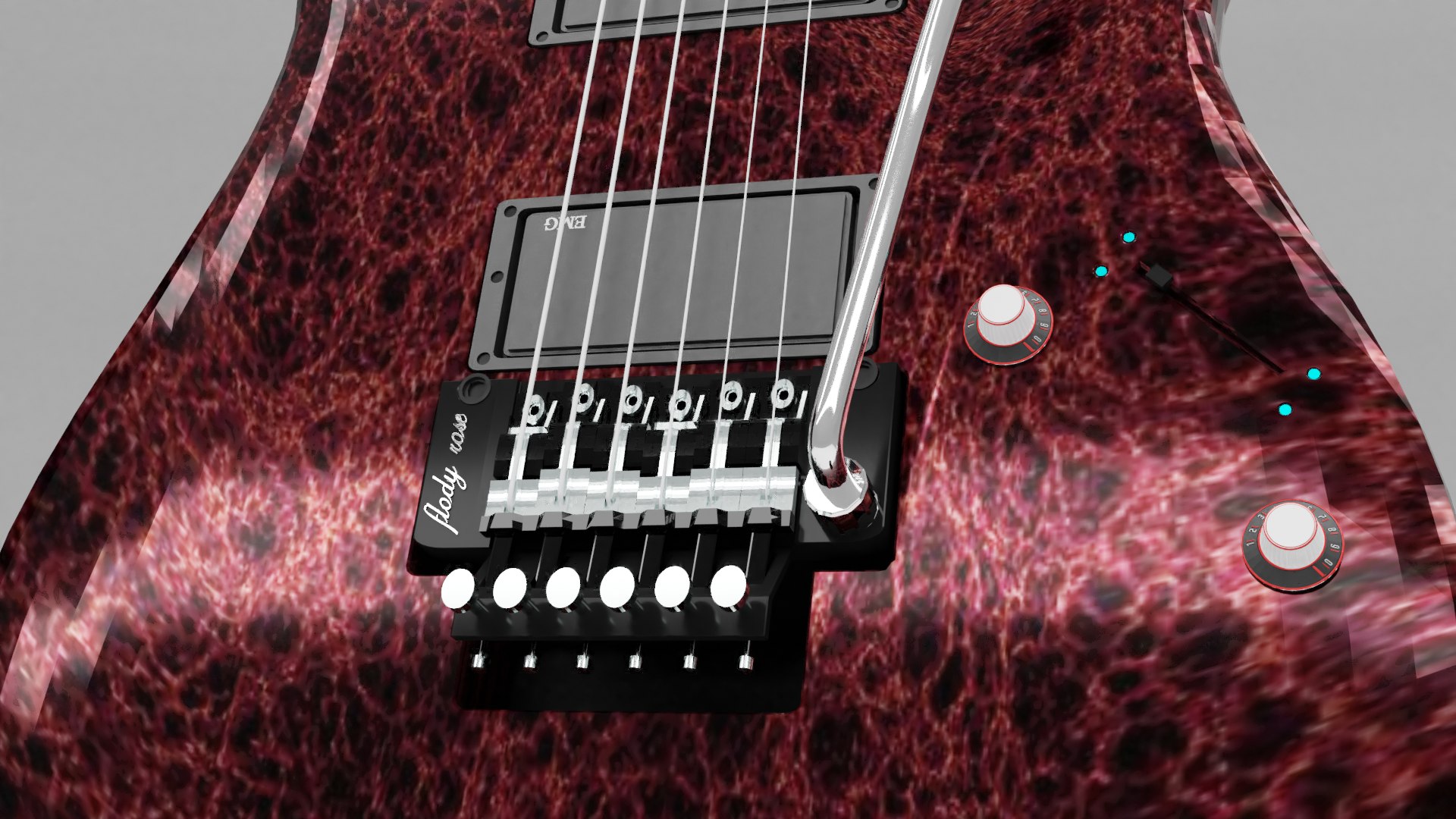 Electric Guitar Esp Model - TurboSquid 1712690