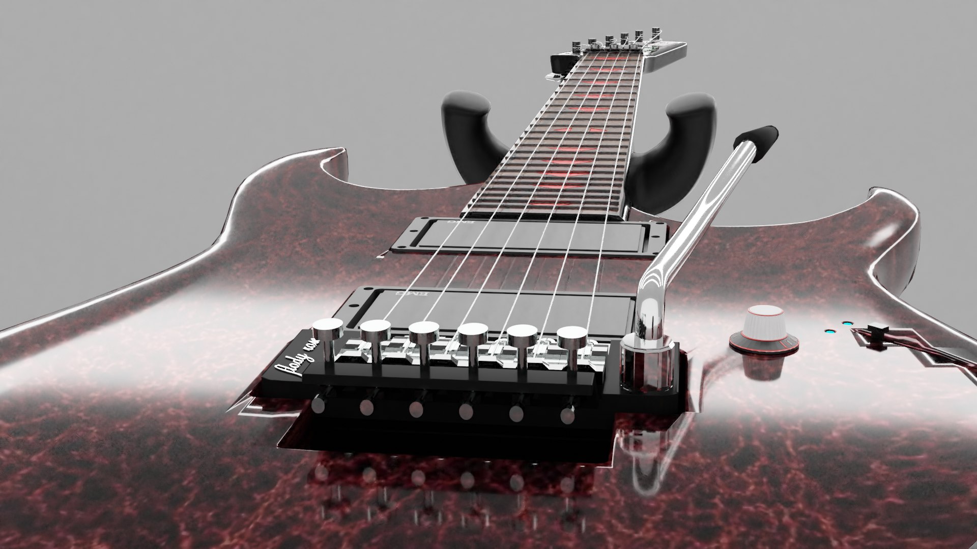 Electric Guitar Esp Model - TurboSquid 1712690