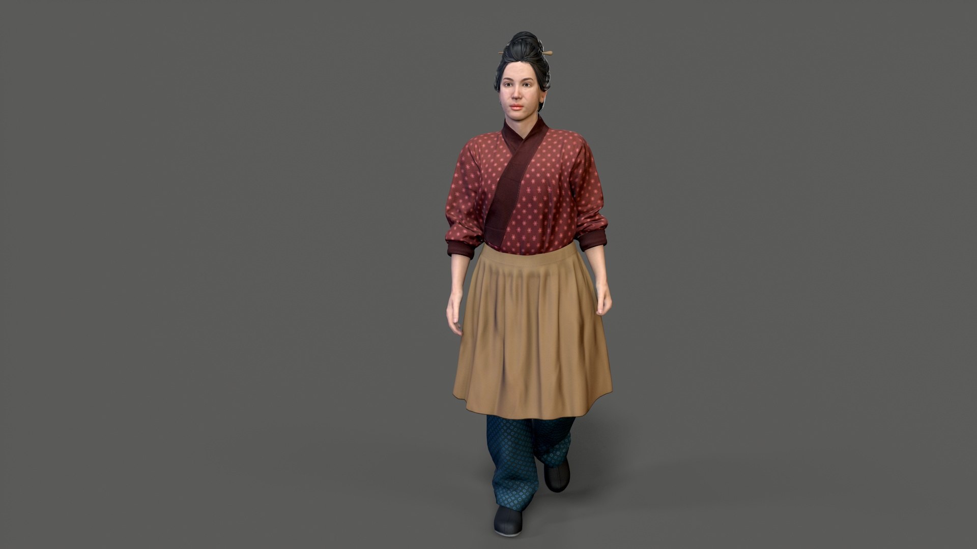 Ancient Chinese Women 3D Model - TurboSquid 2398105