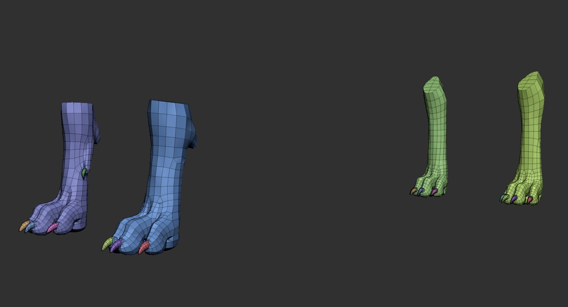 Dog Paw 3D Model - TurboSquid 1523945