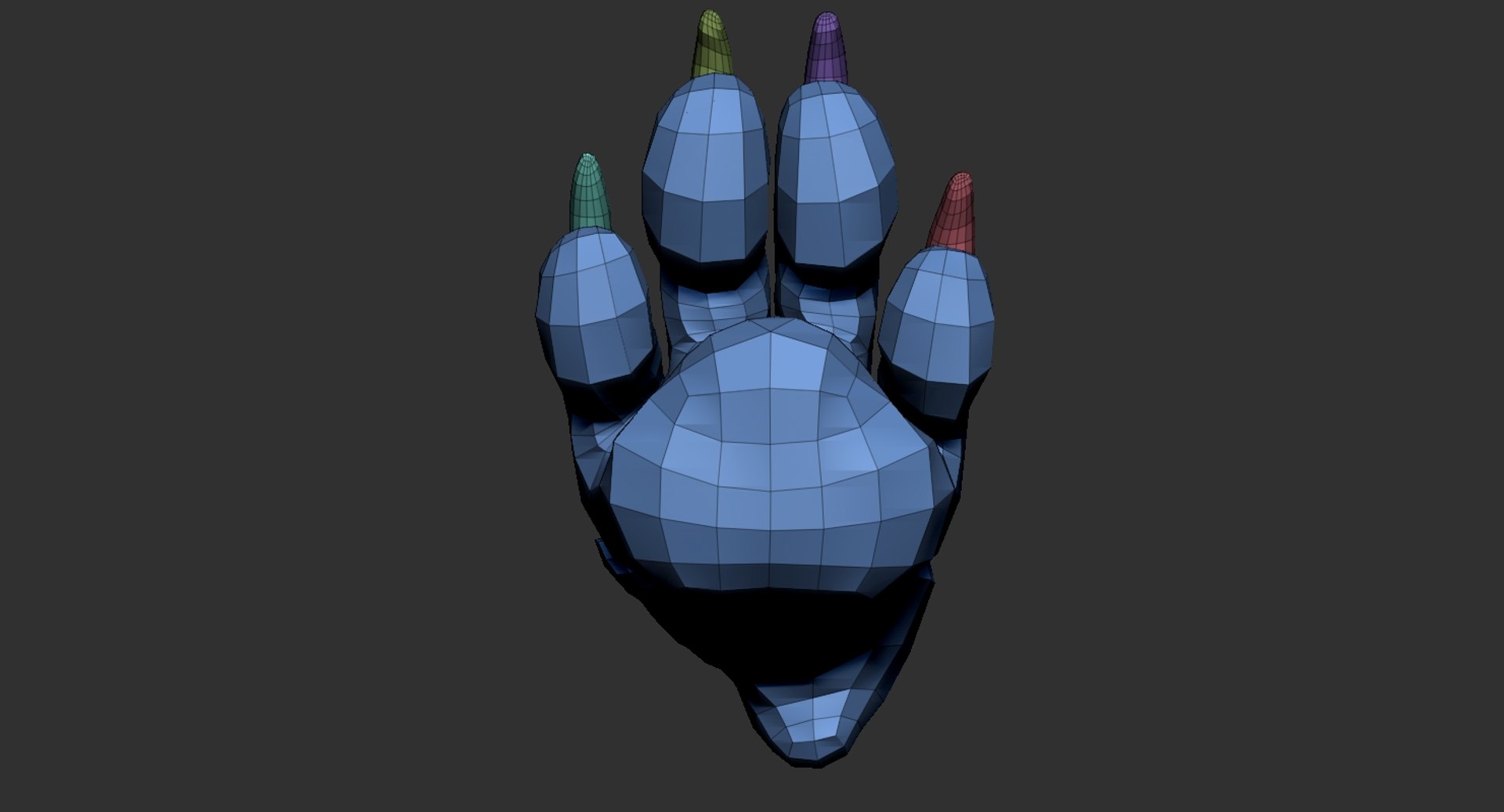 Dog Paw 3D Model - TurboSquid 1523945