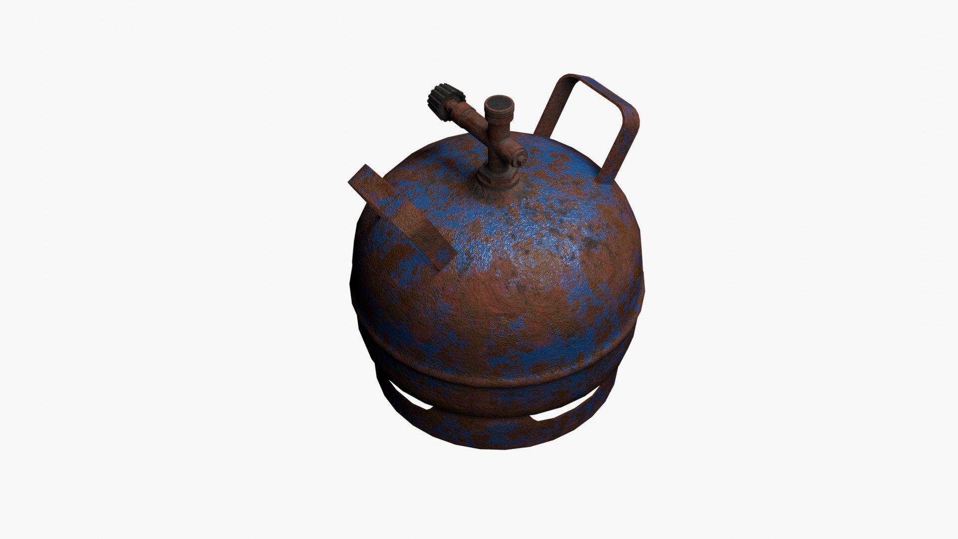 Blue Gas Tank 2kg New-Rusty 3D model - TurboSquid 2168125