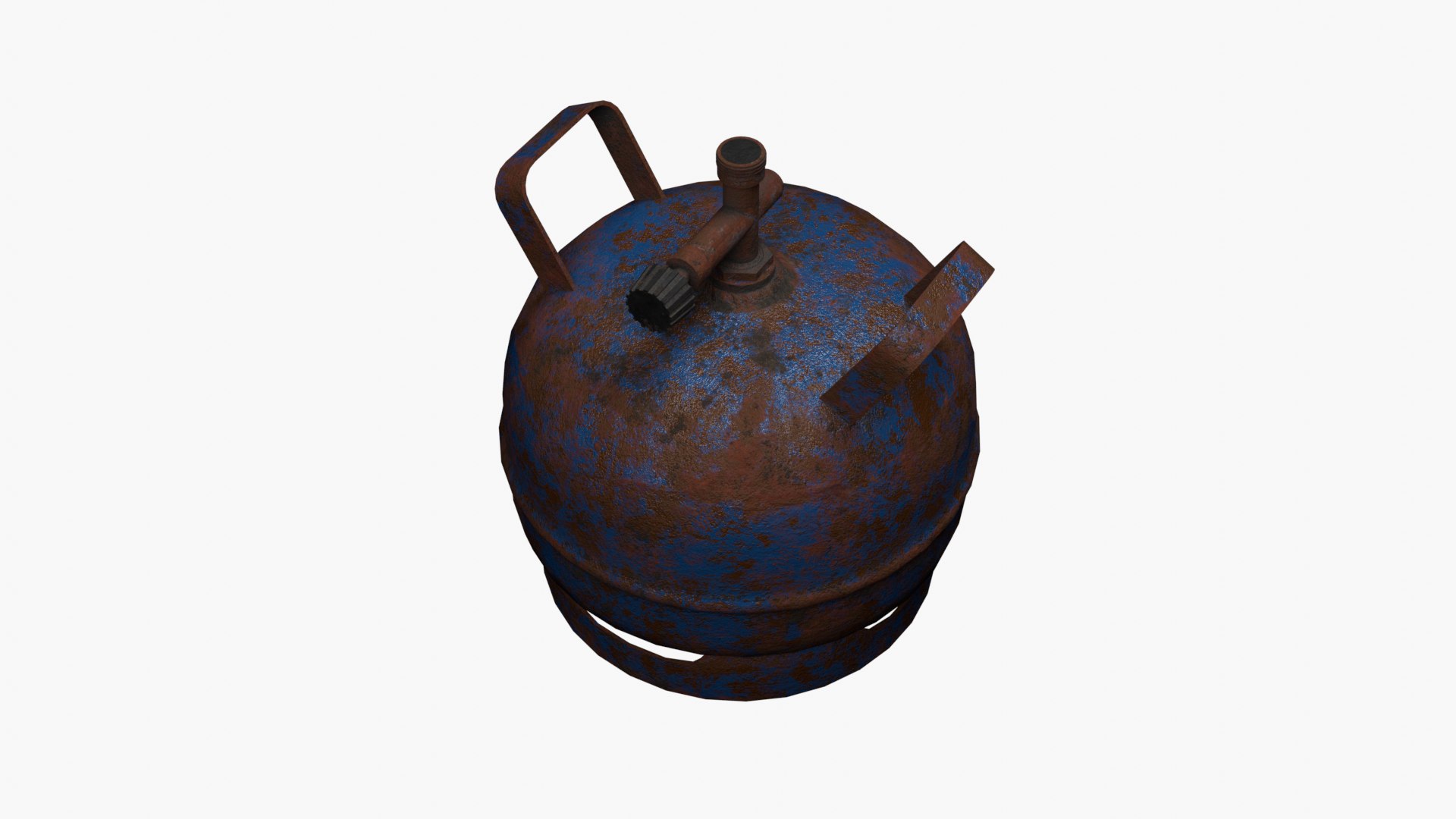 Blue Gas Tank 2kg New-Rusty 3D model - TurboSquid 2168125