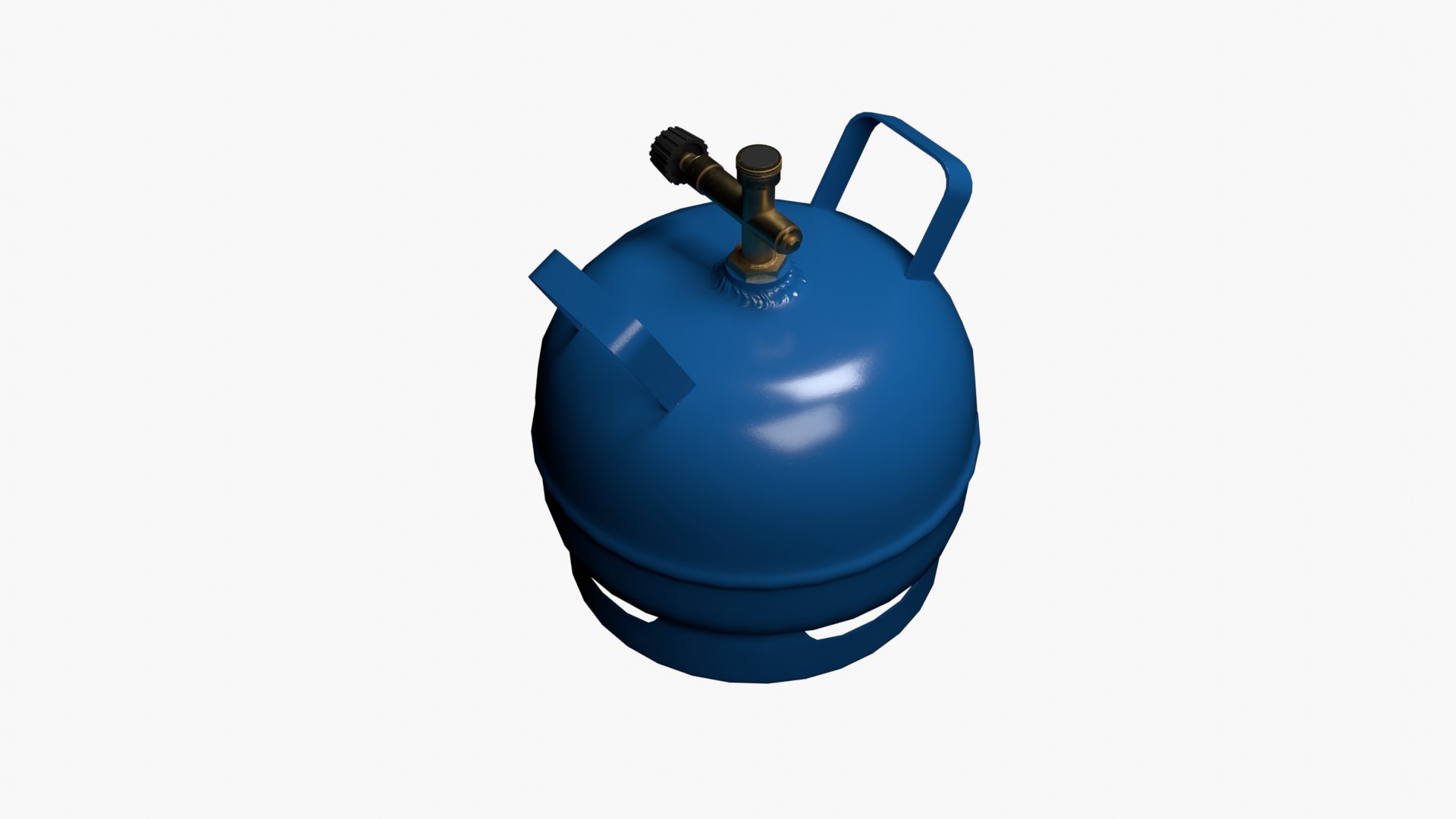 Blue Gas Tank 2kg New-Rusty 3D Model - TurboSquid 2168125