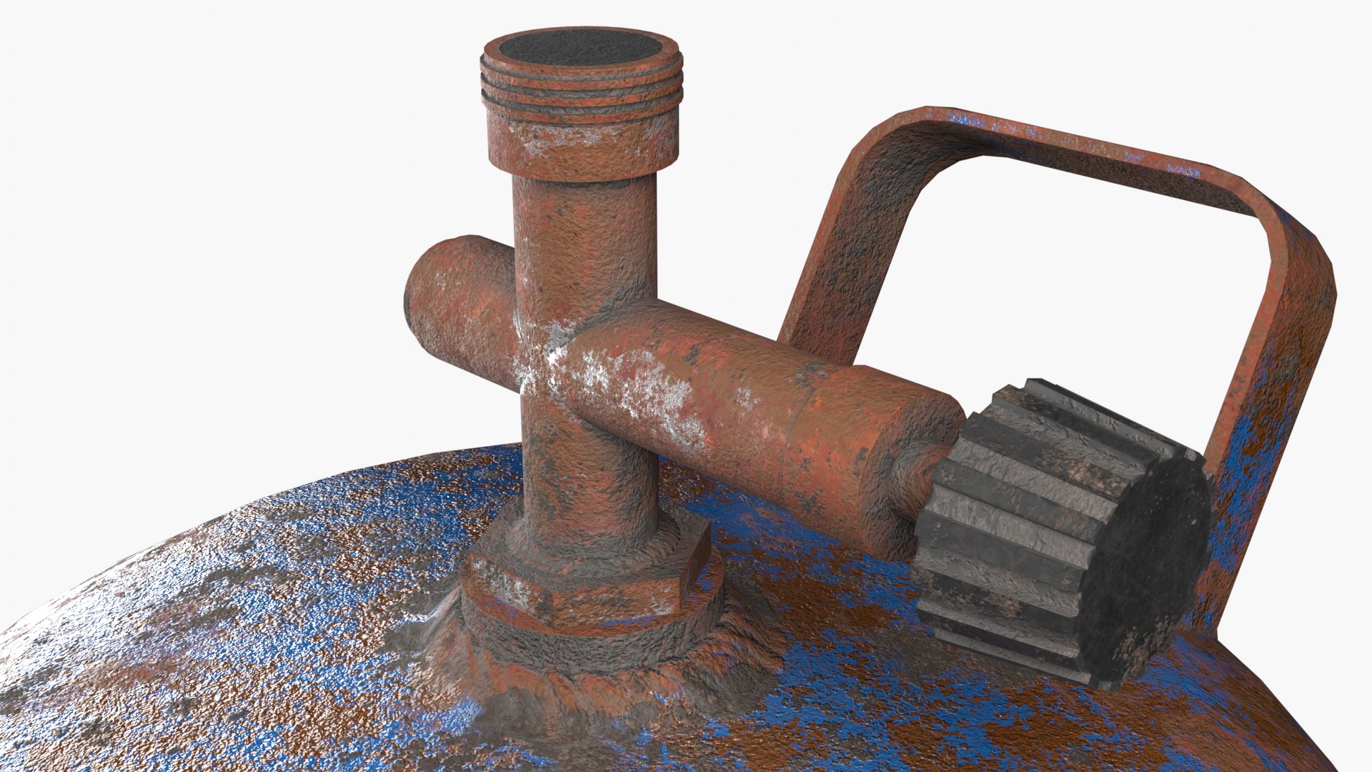 Blue Gas Tank 2kg New-Rusty 3D model - TurboSquid 2168125