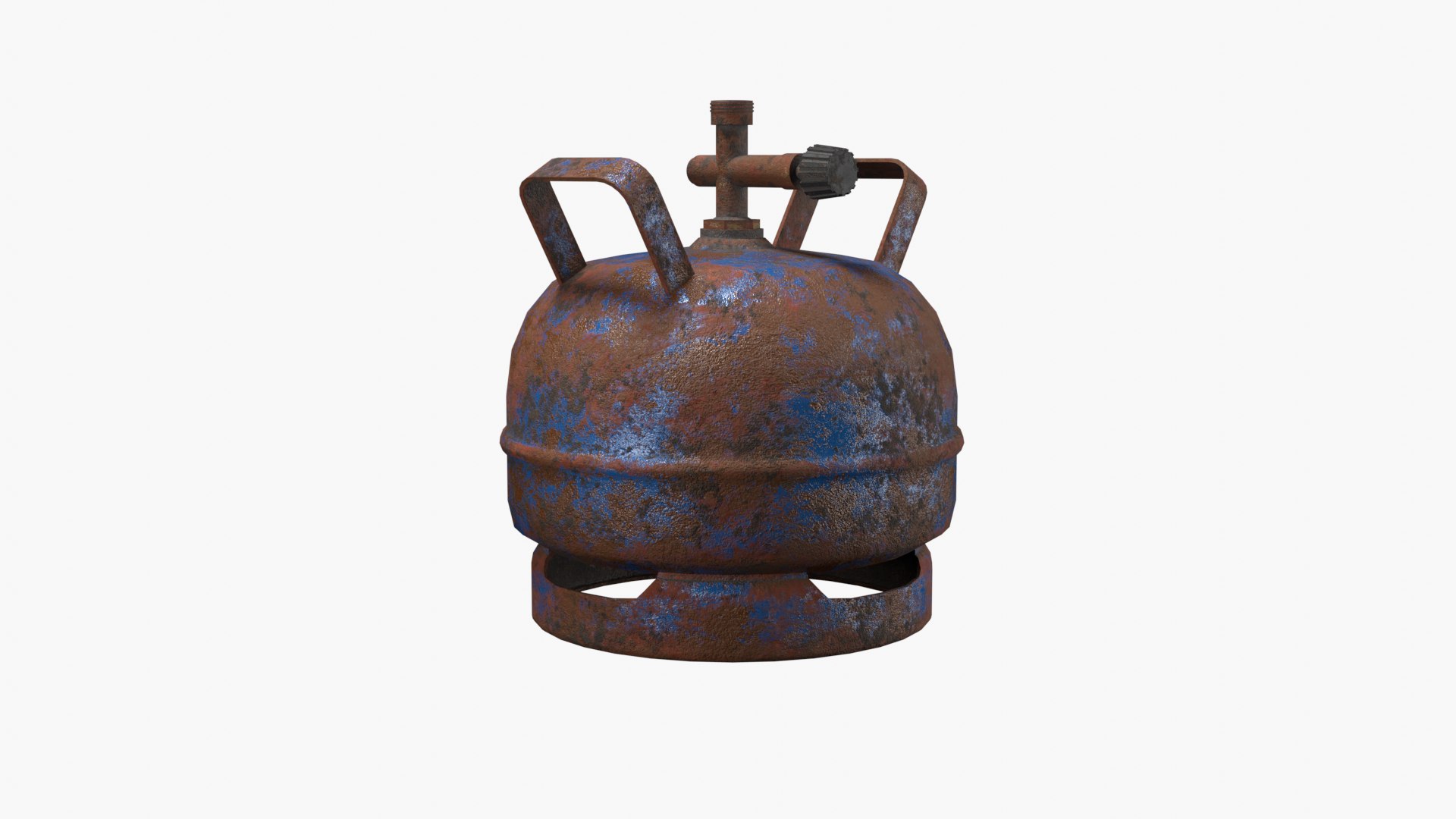 Blue Gas Tank 2kg New-Rusty 3D Model - TurboSquid 2168125