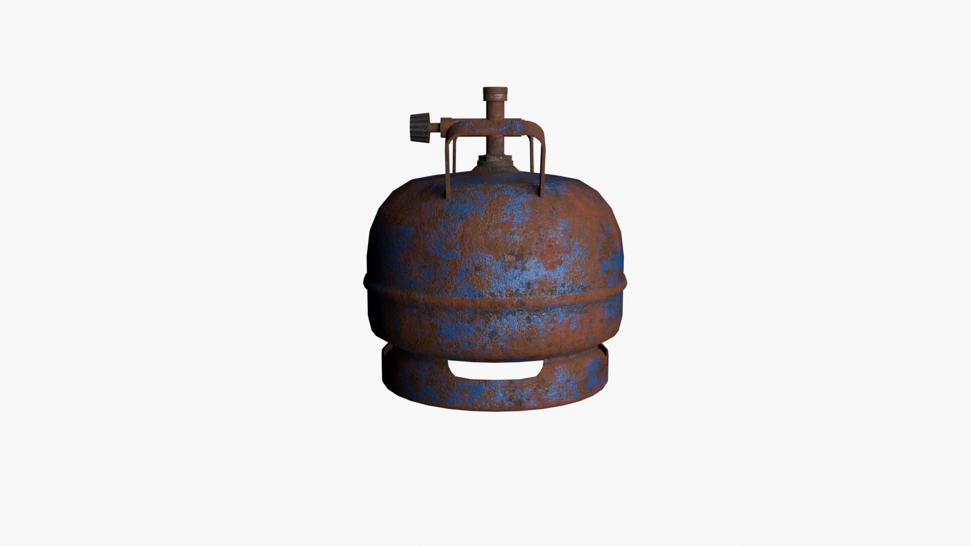 Blue Gas Tank 2kg New-Rusty 3D model - TurboSquid 2168125