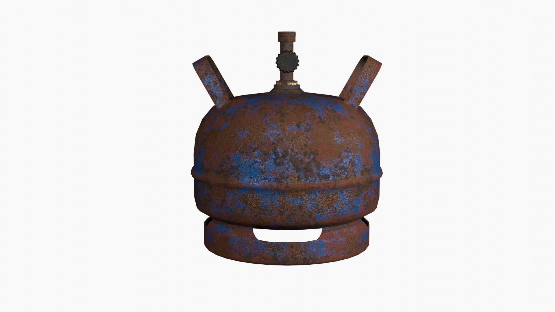 Blue Gas Tank 2kg New-Rusty 3D Model - TurboSquid 2168125