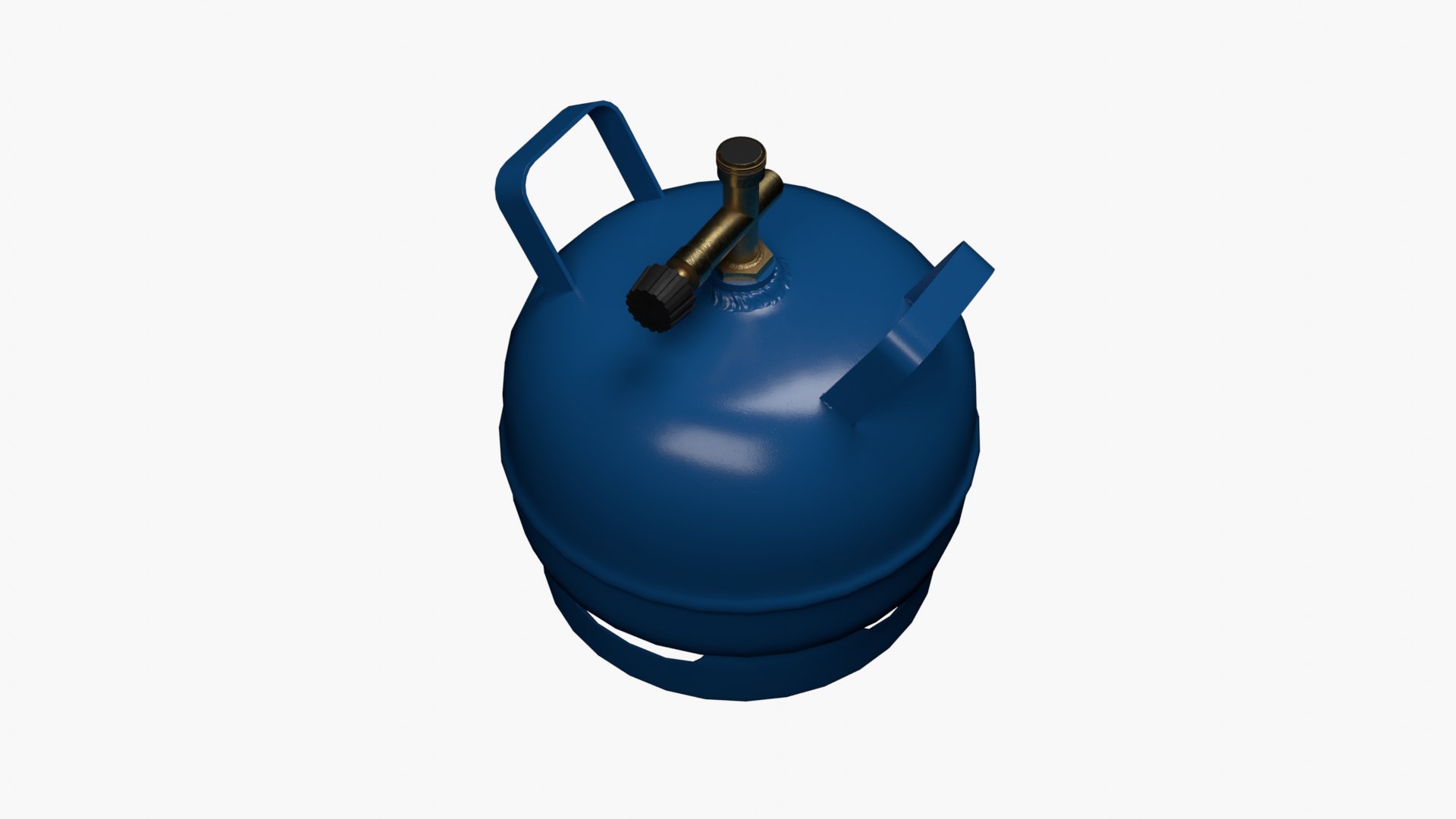 Blue Gas Tank 2kg New-Rusty 3D Model - TurboSquid 2168125