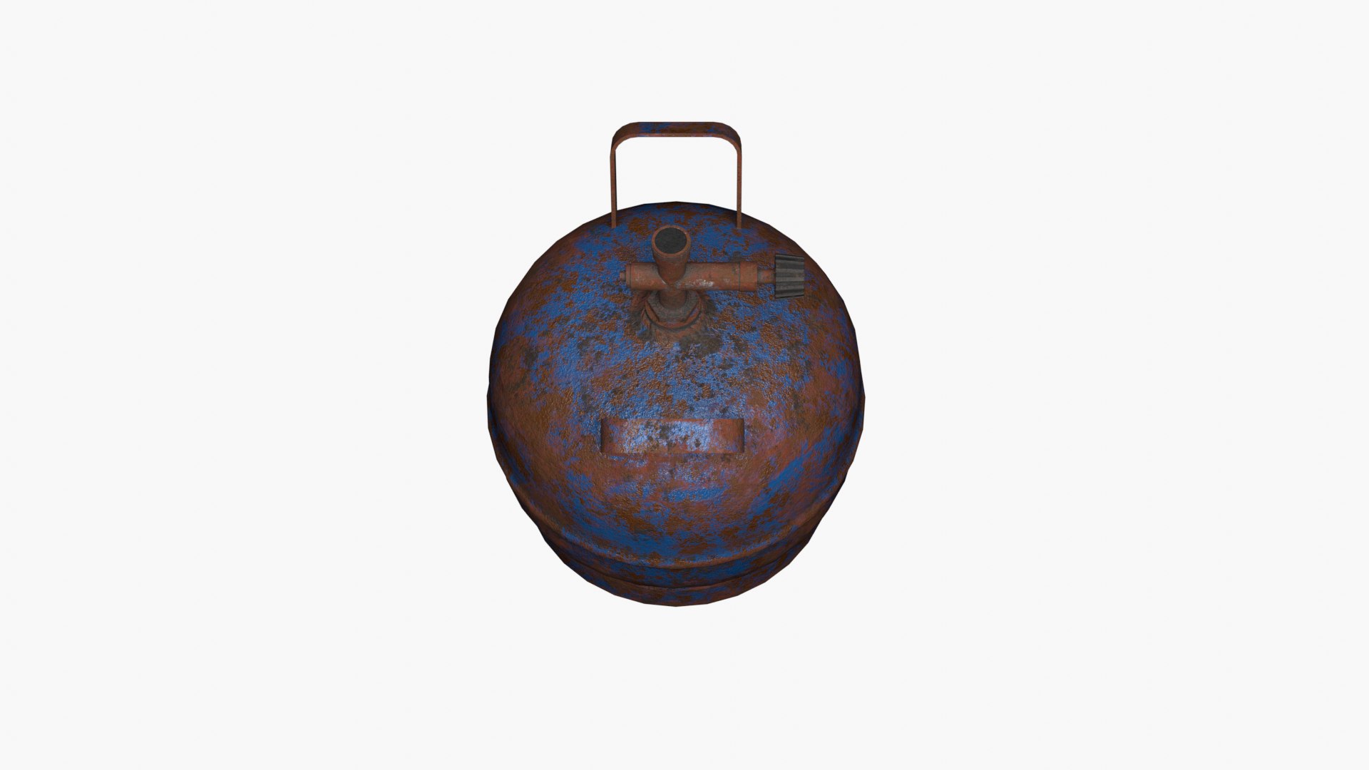 Blue Gas Tank 2kg New-Rusty 3D model - TurboSquid 2168125