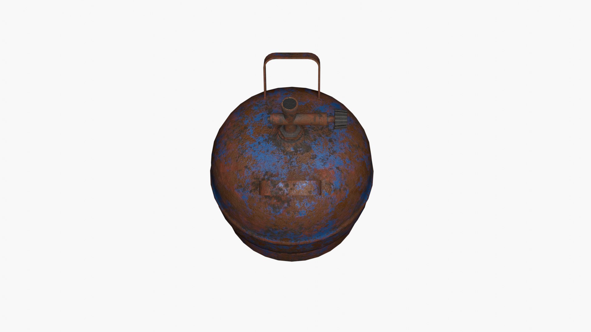 Blue Gas Tank 2kg New-Rusty 3D Model - TurboSquid 2168125