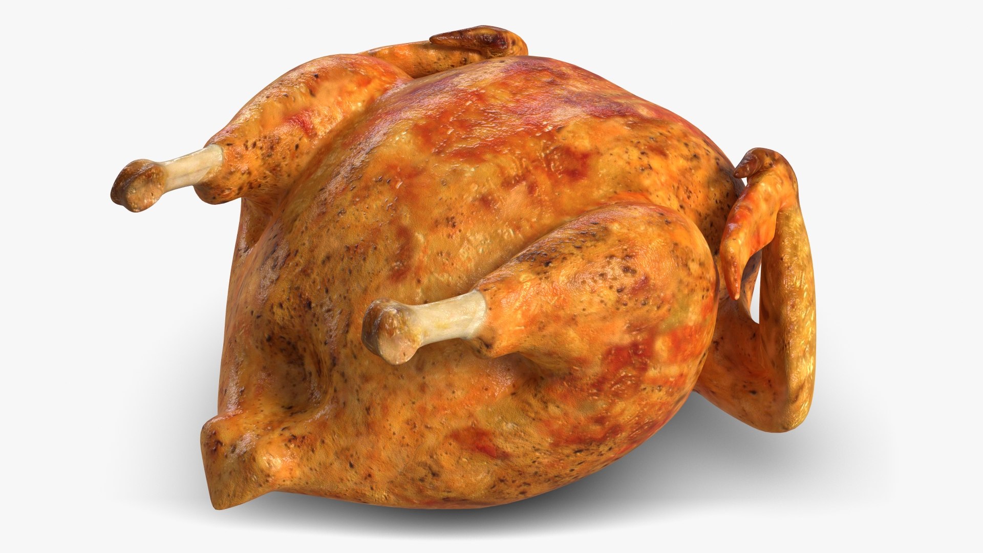 Roasted Chicken 3d Model