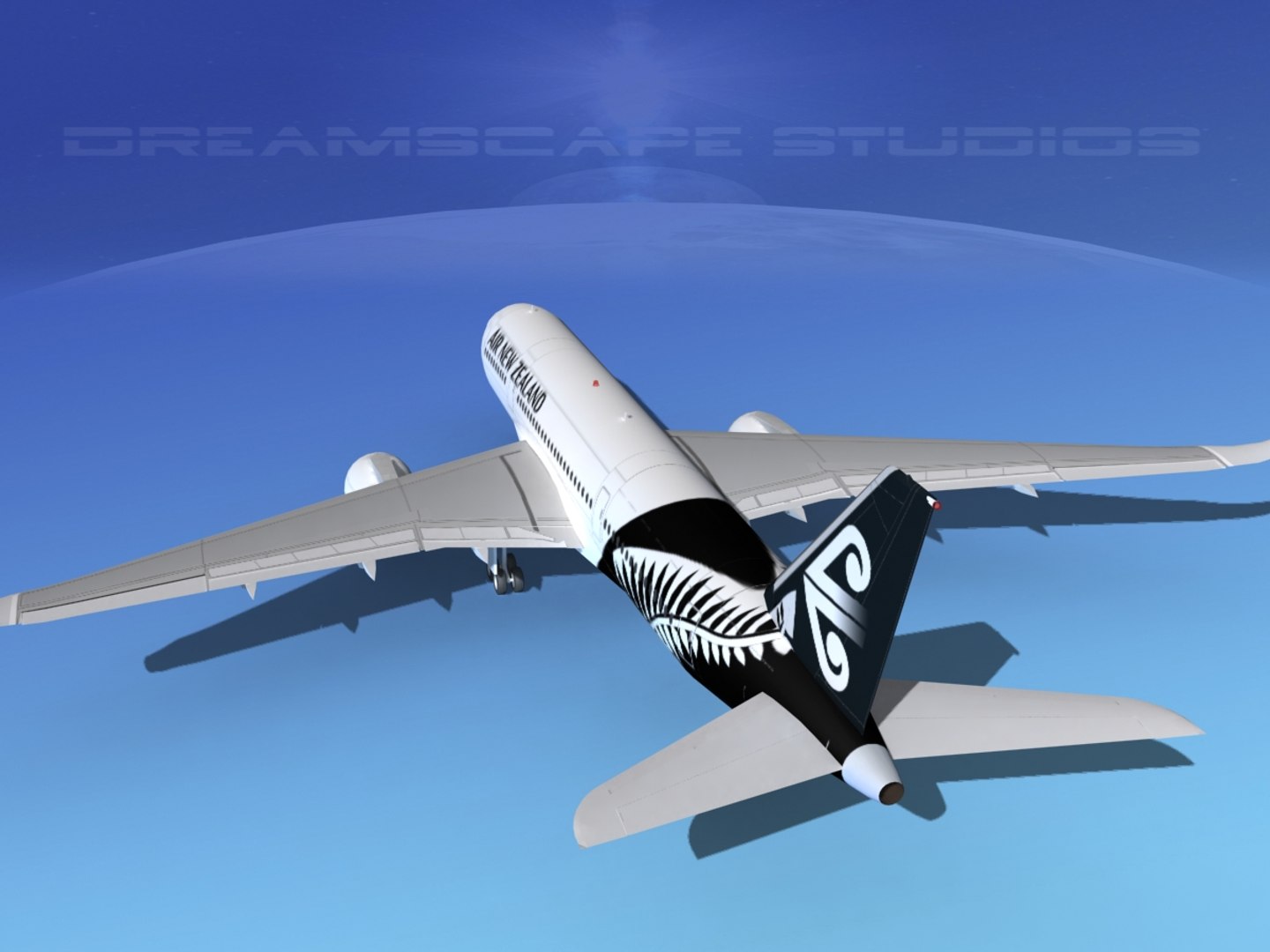 Airbus A350 3d Model