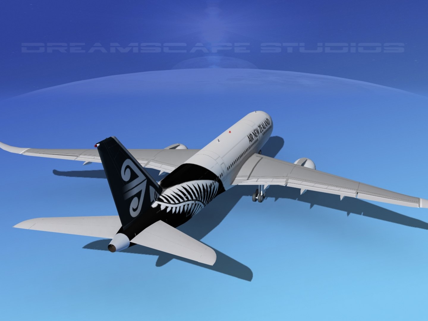 Airbus A350 3d Model