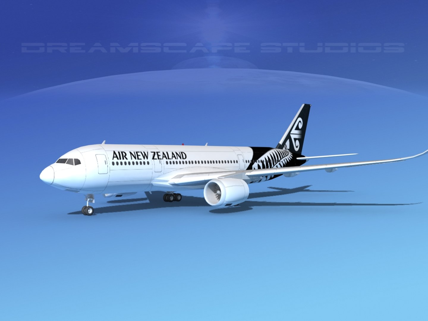 Airbus A350 3d Model