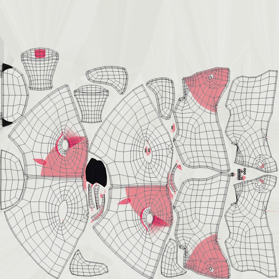 Geisha Ghost Shell 3D Model - TurboSquid 1239985