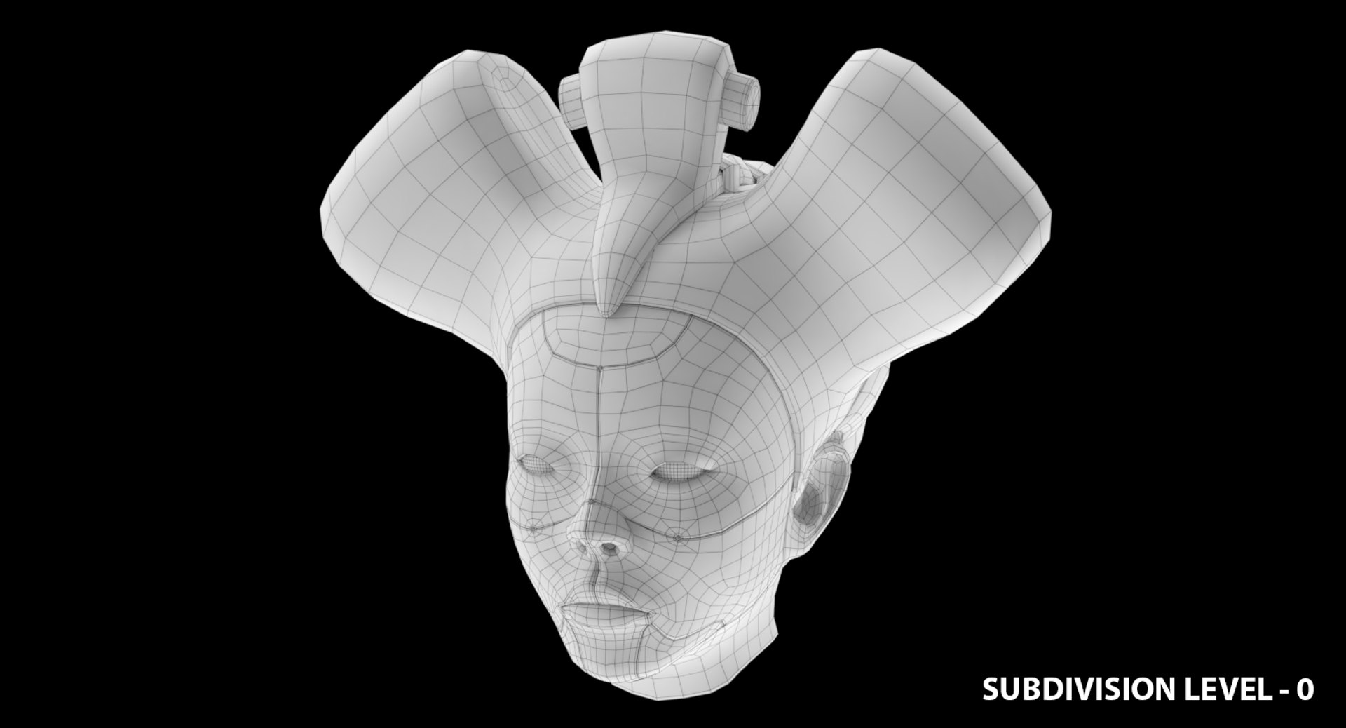 Geisha Ghost Shell 3D Model - TurboSquid 1239985