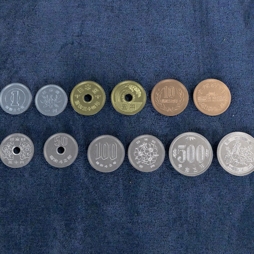 Yen Coins 3D Model - TurboSquid 2268991